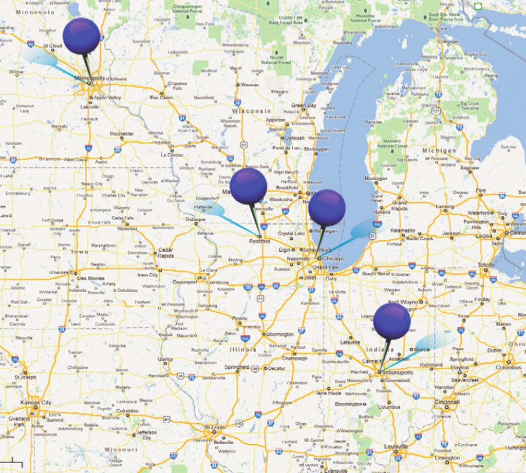 map locations | Aetna Plywood